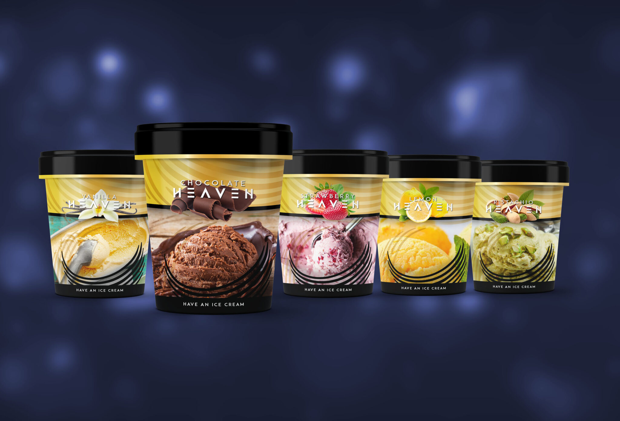 Heaven Ice Cream, un concept proaspăt - Vizualitas
